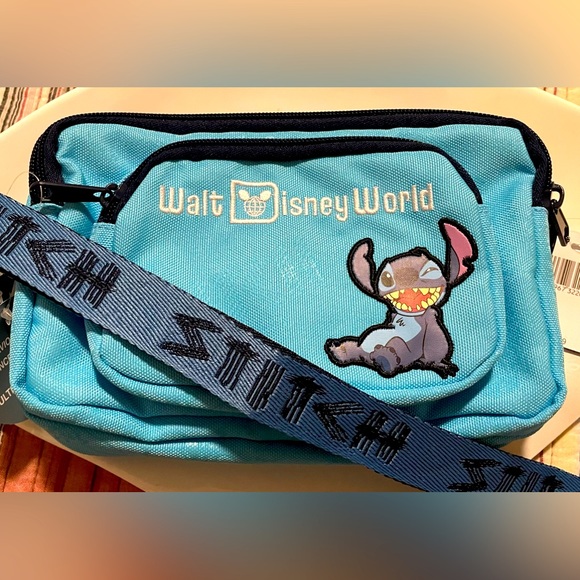 Disney | Accessories | Disney Stitch Crossbody Bag New 3 Compartments ...